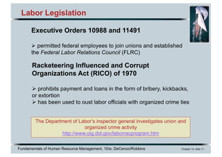 Chapter 14 Labor Relations and Collective Bargaining | PDF