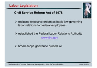 Chapter 14 Labor Relations and Collective Bargaining | PDF