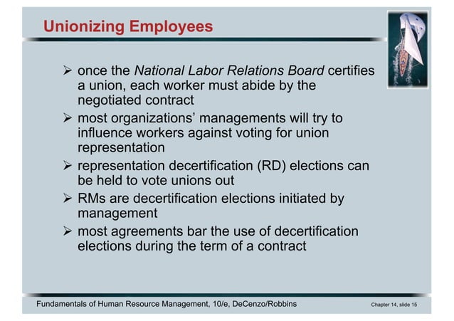 Chapter 14 Labor Relations and Collective Bargaining | PDF