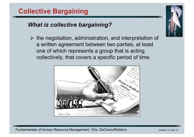 Chapter 14 Labor Relations and Collective Bargaining | PDF