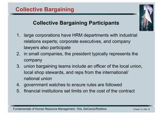 Chapter 14 Labor Relations and Collective Bargaining | PDF