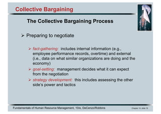 Chapter 14 Labor Relations and Collective Bargaining | PDF