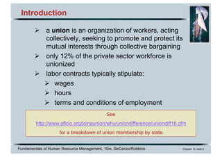 Chapter 14 Labor Relations and Collective Bargaining | PDF