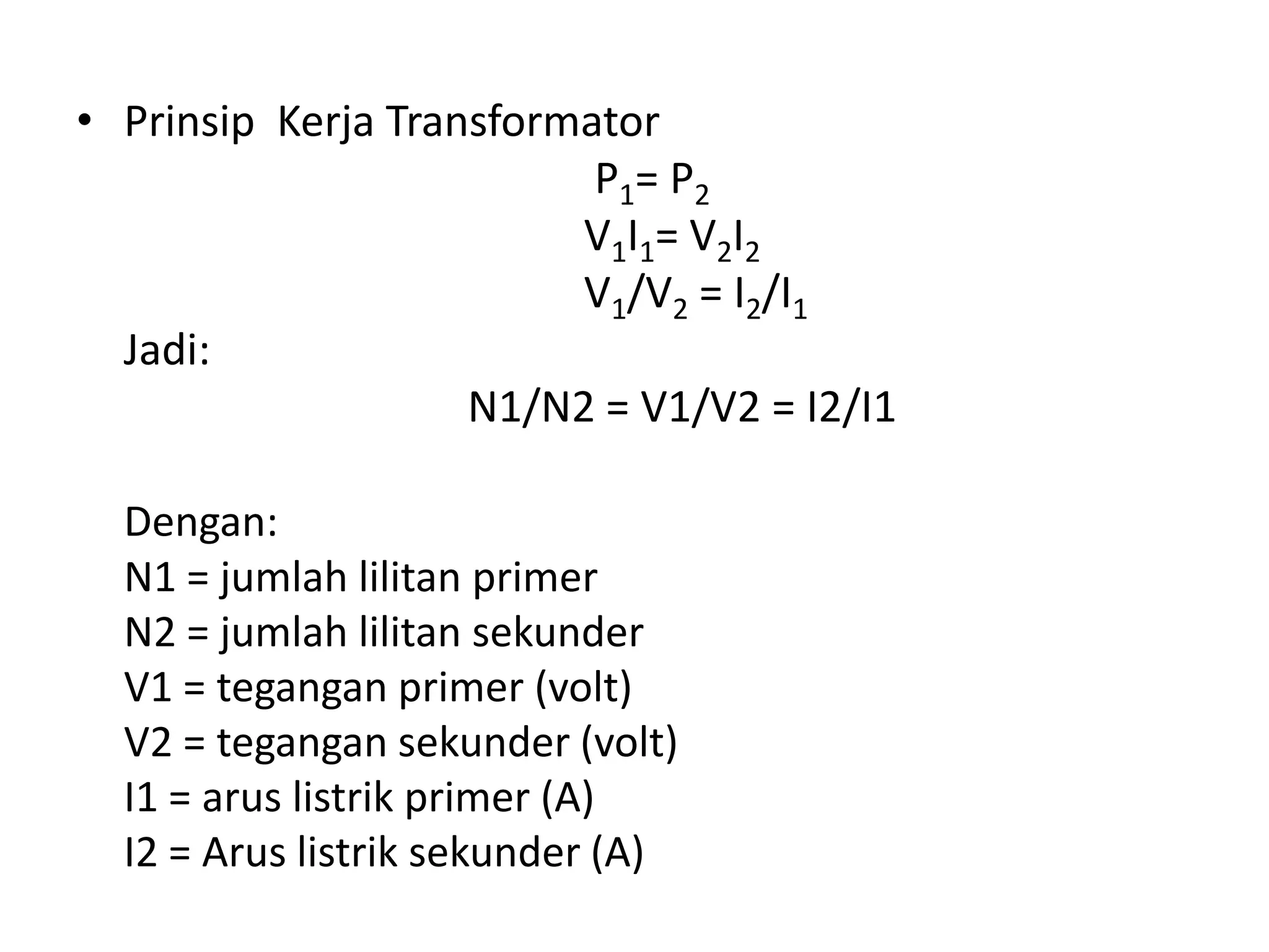 Bab 14 transformator | PPTX