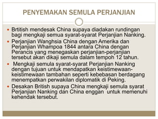 Bab 15 faktor faktor perang candu pertama dan kedua | PPT