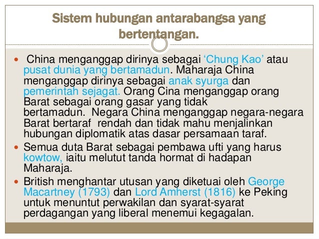 Bab 15 faktor faktor perang candu pertama dan kedua
