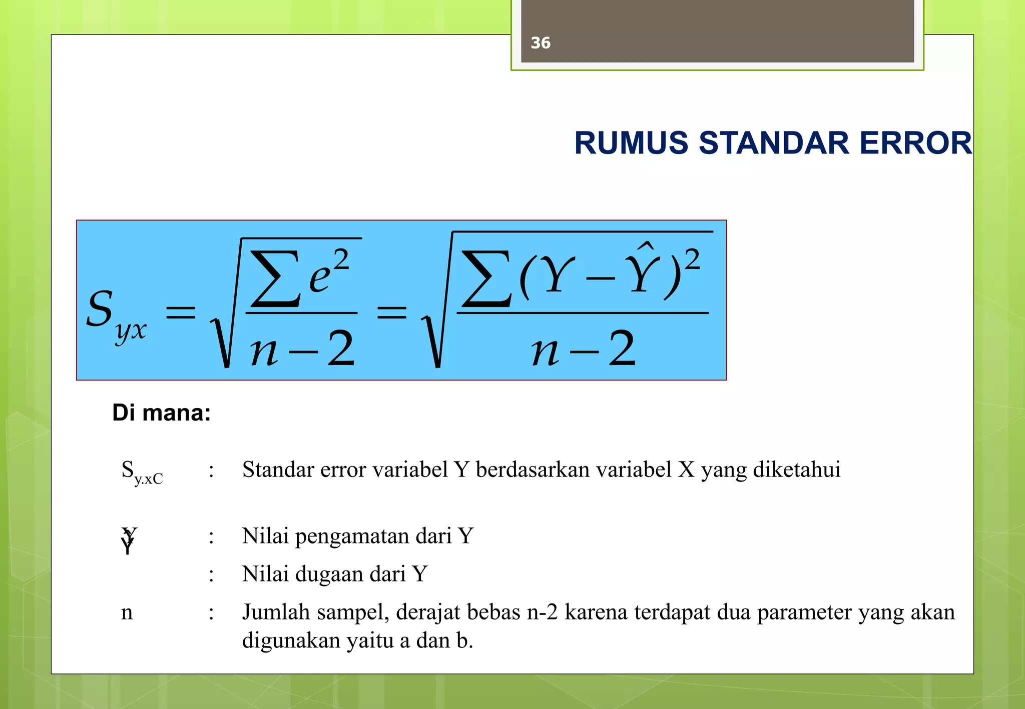 Bab 15 regresi | PPTX