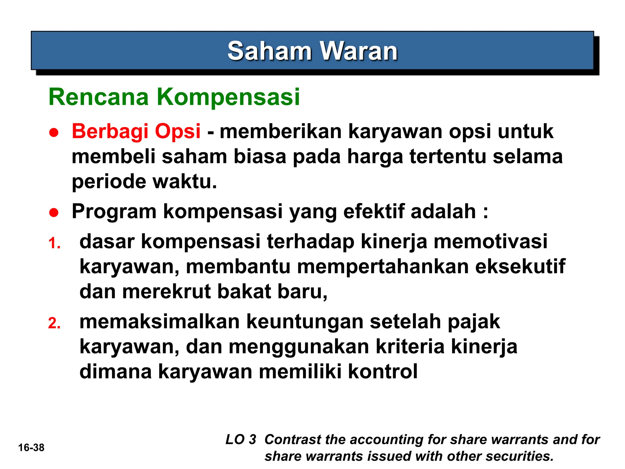 Modul Akuntansi keuangan menengah 2 bab 16 | PPT