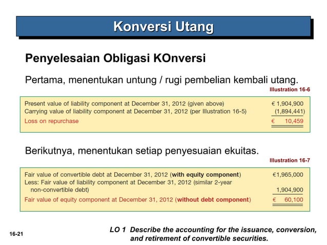 Modul Akuntansi keuangan menengah 2 bab 16 | PPT