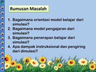 Bab 18. belajar dari simulasi Models of Teaching | PPT