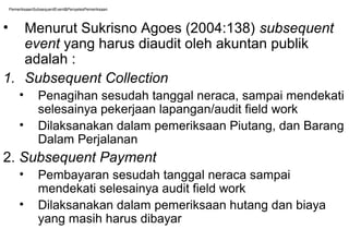 PEMERIKSAAN SUBSEQUENT | PPT