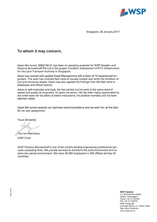 WSP_Recommendation | PDF