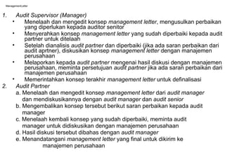 Management Letter Dalam Auditing Lengkap.ppt