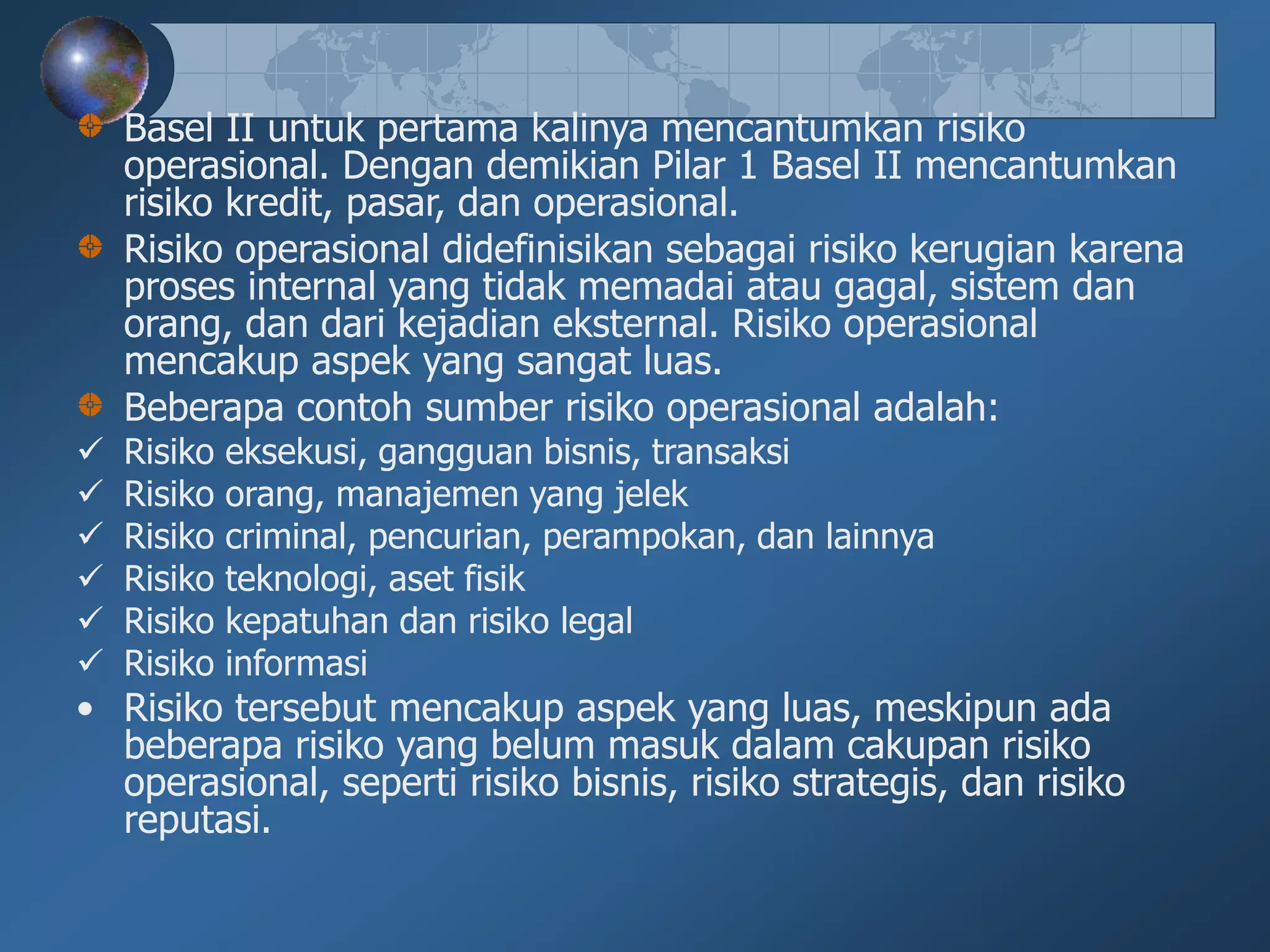 Manajemen Risiko 19 manajemen resiko perbankan | PPT