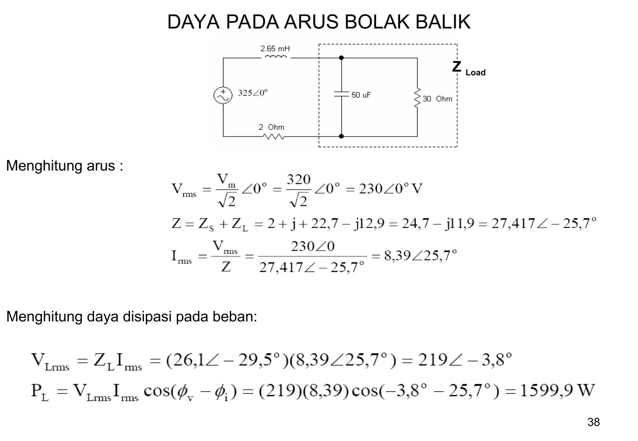 Hukum Kirchoff diagram fasor ............................... | PPT
