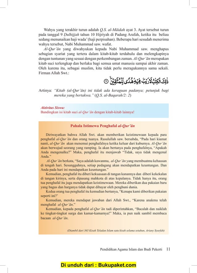 Bab 1 al_quran_sebagai_pedoman_hidup | PDF