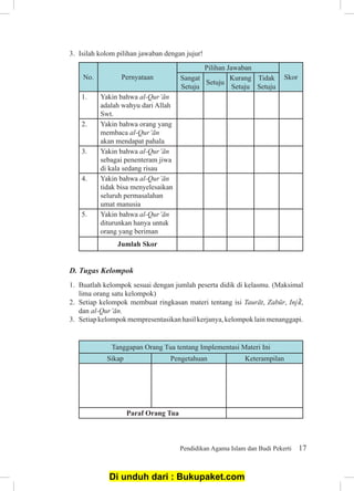 Bab 1 al_quran_sebagai_pedoman_hidup | PDF