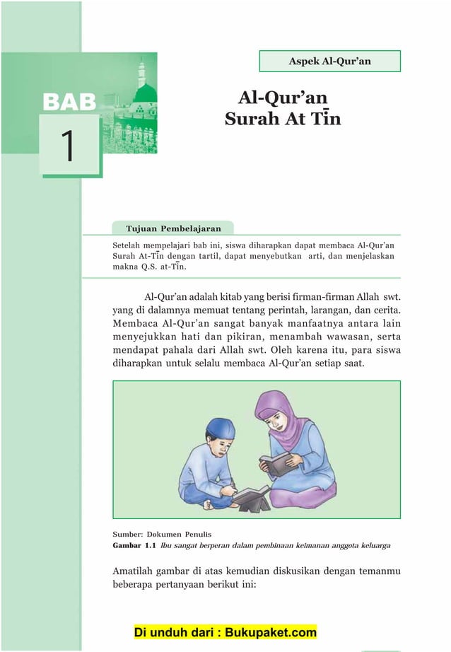 Bab 1 al qur'an surah at tin | PDF