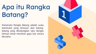 Mekanika Teknik 2 (Analisis Rangka Batang) | PPTX