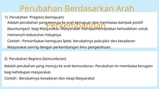 manusia dan perubahan, pengertian perubahan sosial, bentuk-bentuk ...