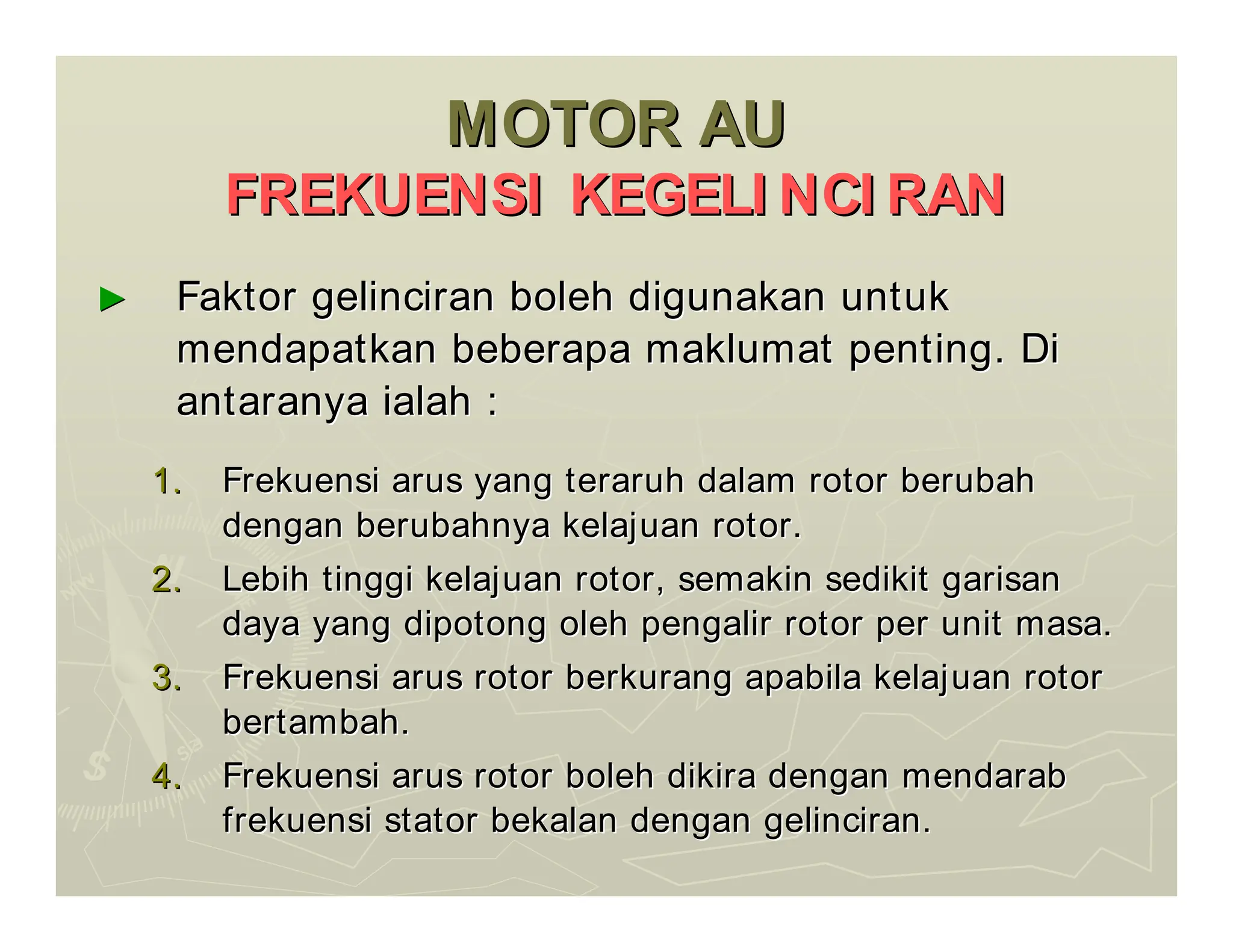 kiraan yang melibatkan motor arus ulang alik tiga fasa | PDF