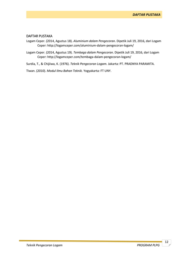 Bab 1 bahan pada pengecoran logam | PDF