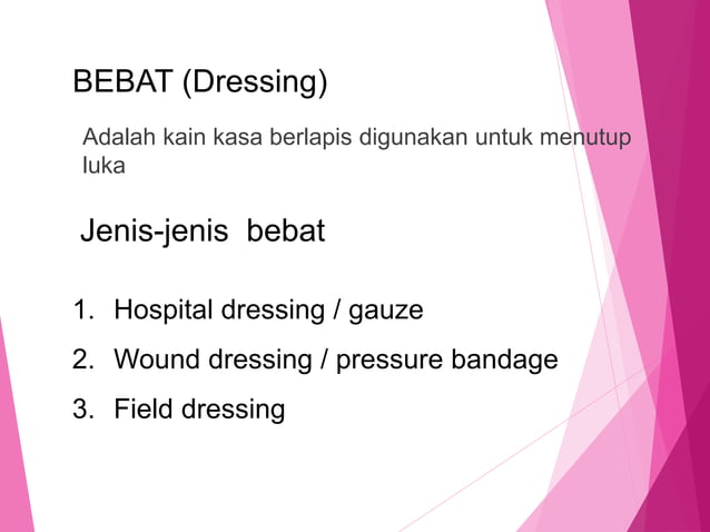 BAB 1 BEBATAN DAN BALUTAN DALAM PERTOLONGAN CEMAS | PPT