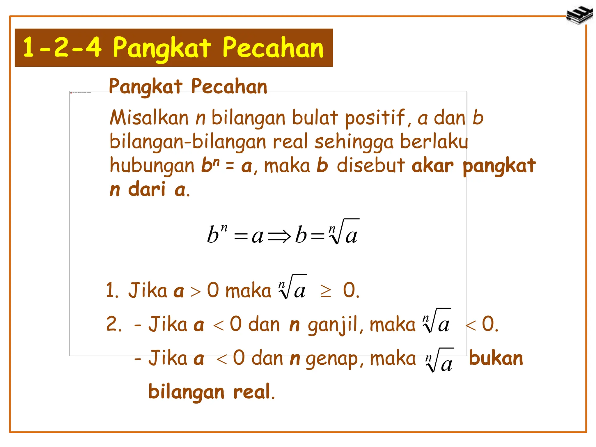 Bab 1 Bentuk Pangkat, Akar & Logaritma - Matematika SMA Kelas X [www ...