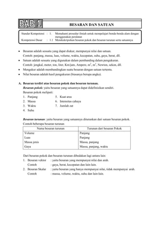 Bab 1 besaran dan satuan | DOCX