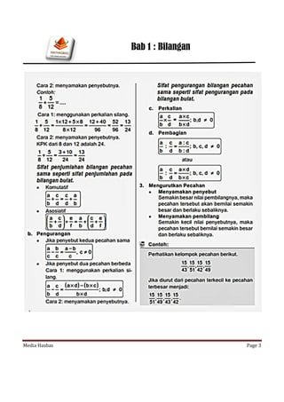 Bab 1 bilangan | PDF