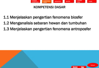 Bab 1 biosfer dan antroposfer | PPTX