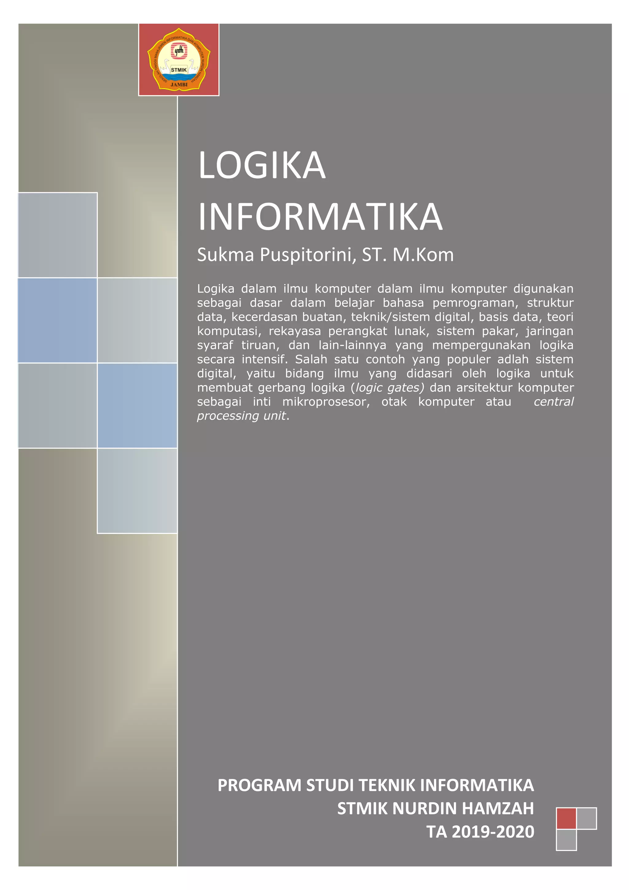 Bab 1 dasar dasar logika ta 2019 | PDF