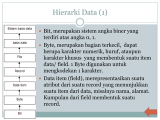 Bab 1 definisi basis data | PPT
