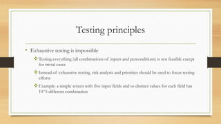 Bab 1 Fundamentals Of Testing | PPT