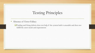 Bab 1 Fundamentals Of Testing | PPT