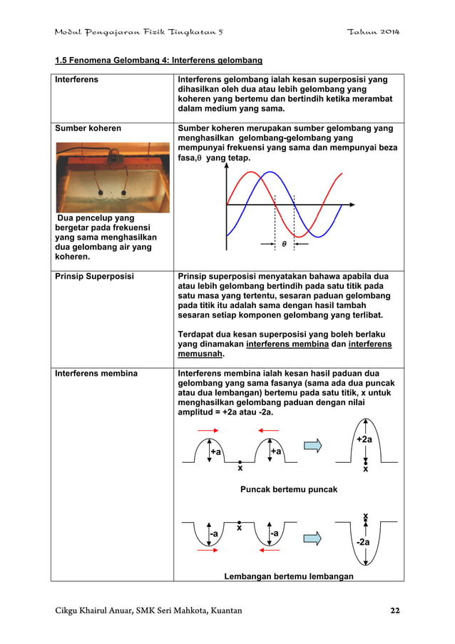 FIZIK BAB 1 GELOMBANG | PDF