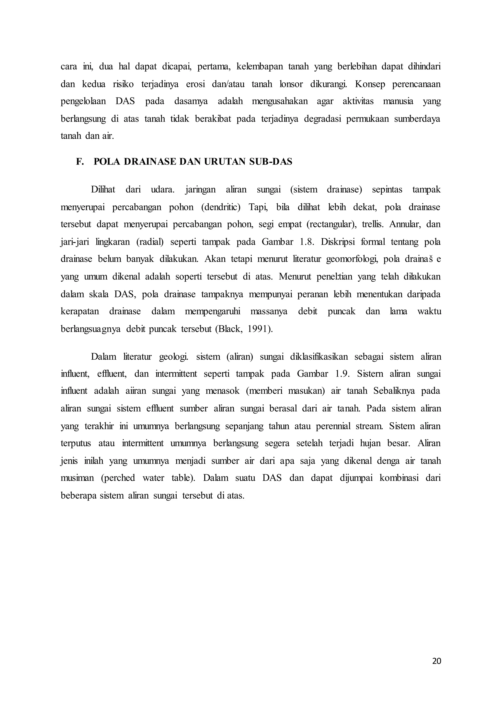 Daur Hidrologi dan Ekosistem DAS | DOCX