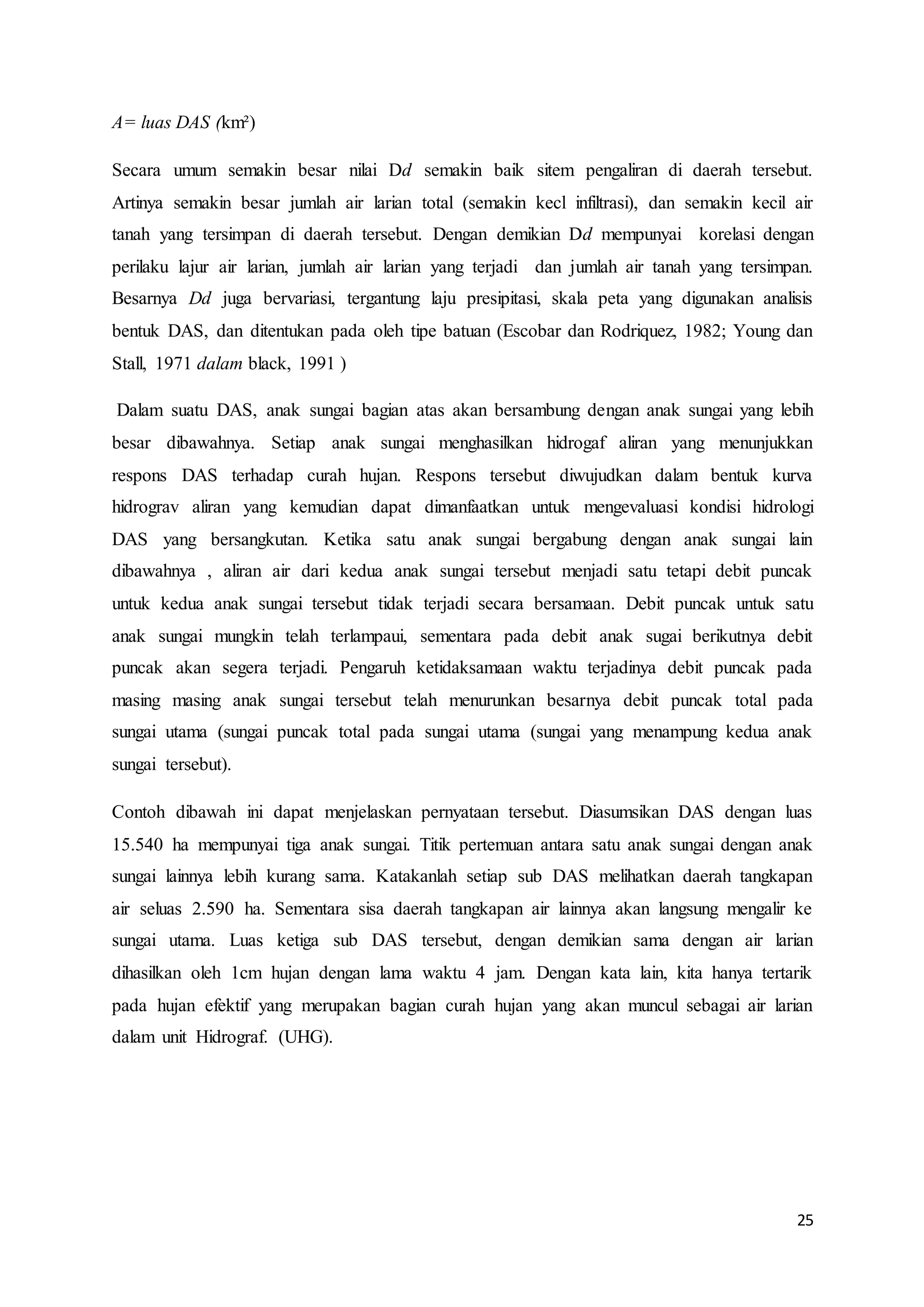 Daur Hidrologi dan Ekosistem DAS | DOCX