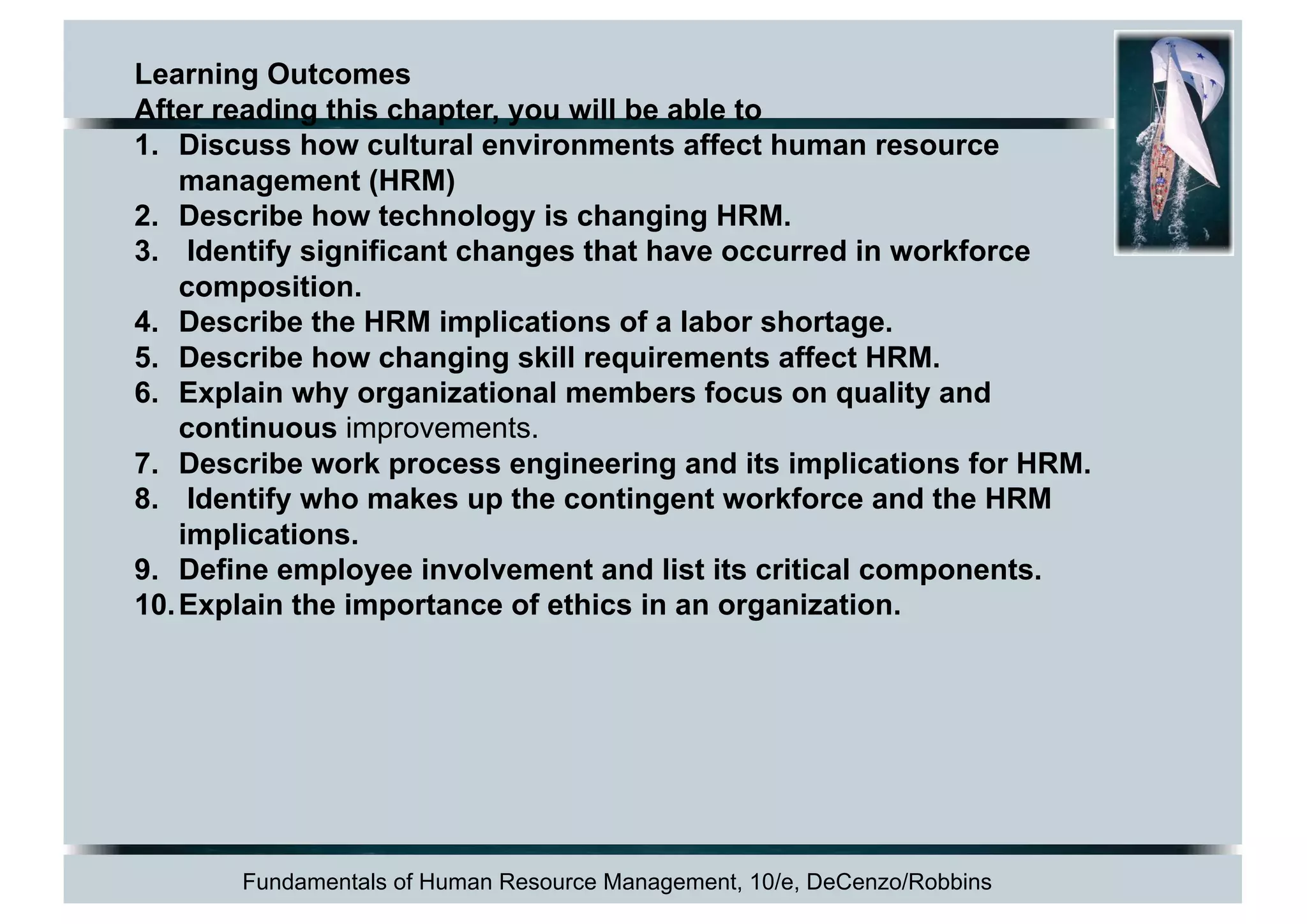 Chapter 1 Dynamic Environment of Human Resource Management | PDF