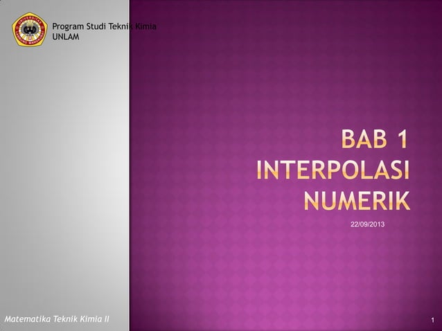 Bab 1 interpolasi numerik_2 | PPT
