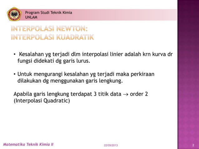 Bab 1 interpolasi numerik_2 | PPT