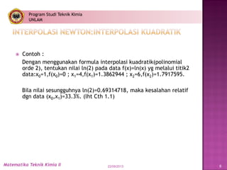 Bab 1 interpolasi numerik_2 | PDF