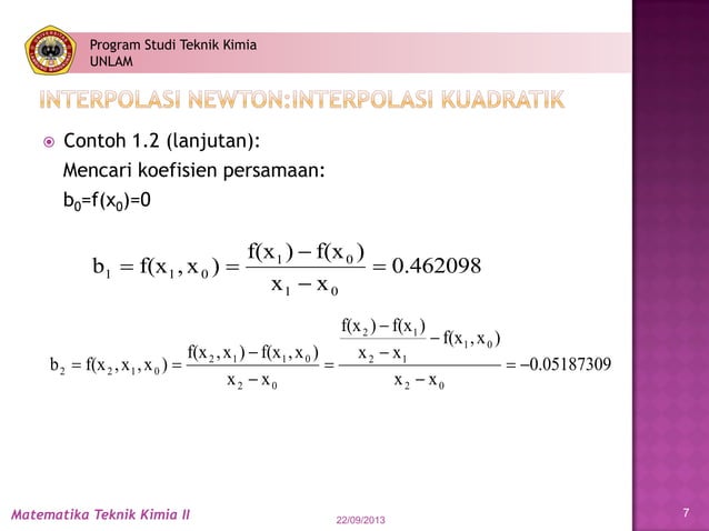 Bab 1 interpolasi numerik_2 | PPT