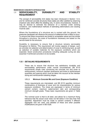 Structure Reinforced Concrete | DOC
