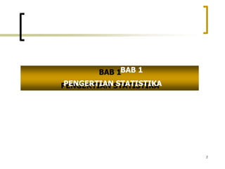 Bab 1 introduction statistik bisnis | PPT