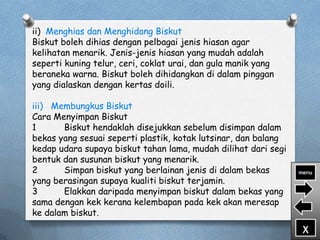 Bab1 kaedah membuat kek dan biskut | PPTX