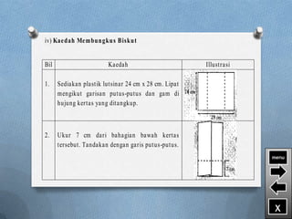 Bab1 kaedah membuat kek dan biskut | PPTX