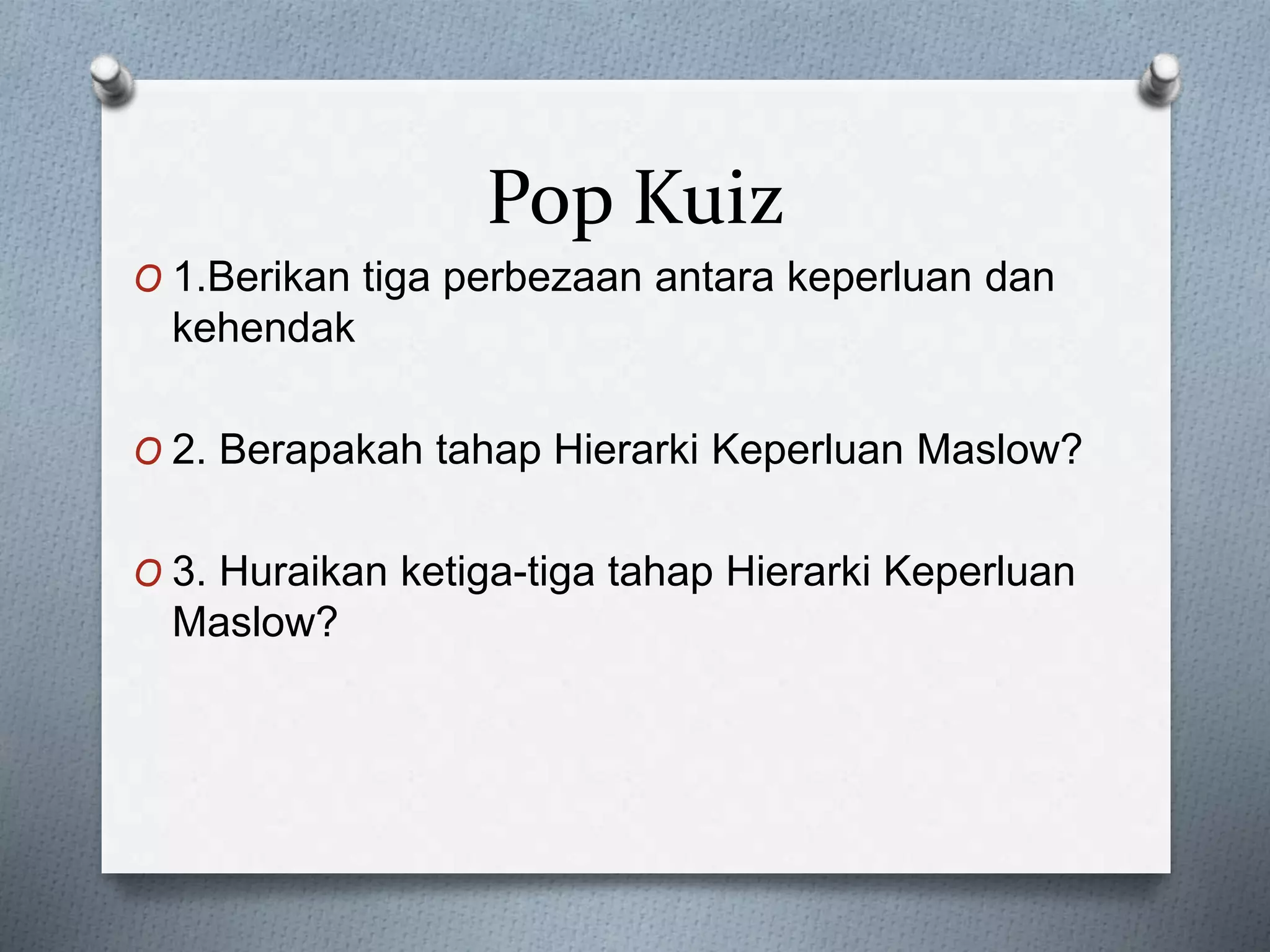 Bab 1 keperluan dan kehendak | PPTX