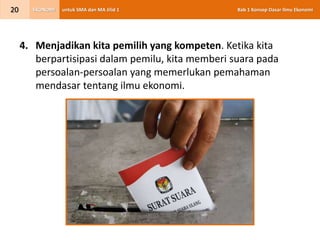 Bab 1 Konsep Dasar Ilmu Ekonomi | PPTX