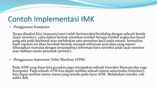 Interaksi Manusia dan Komputer - Bab 1 Konsep Dasar | PPTX